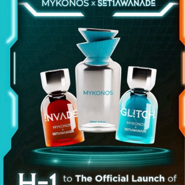 Jual Mykonos X Setiawan Ade Glitch 50ML // Invade 50ML // Glitch 100ML ...