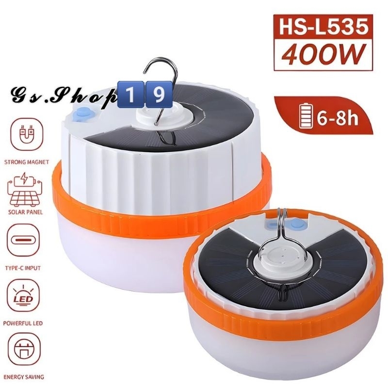 Jual Lampu Emergency Gantung Camping Lamp Lampu Tenda LED 400 Watt Dan 3 Mode Cahaya | Shopee ...