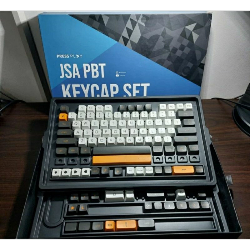 Jual Keycaps Press Play Rust JSA Profile Doubleshot PBT | Shopee Indonesia