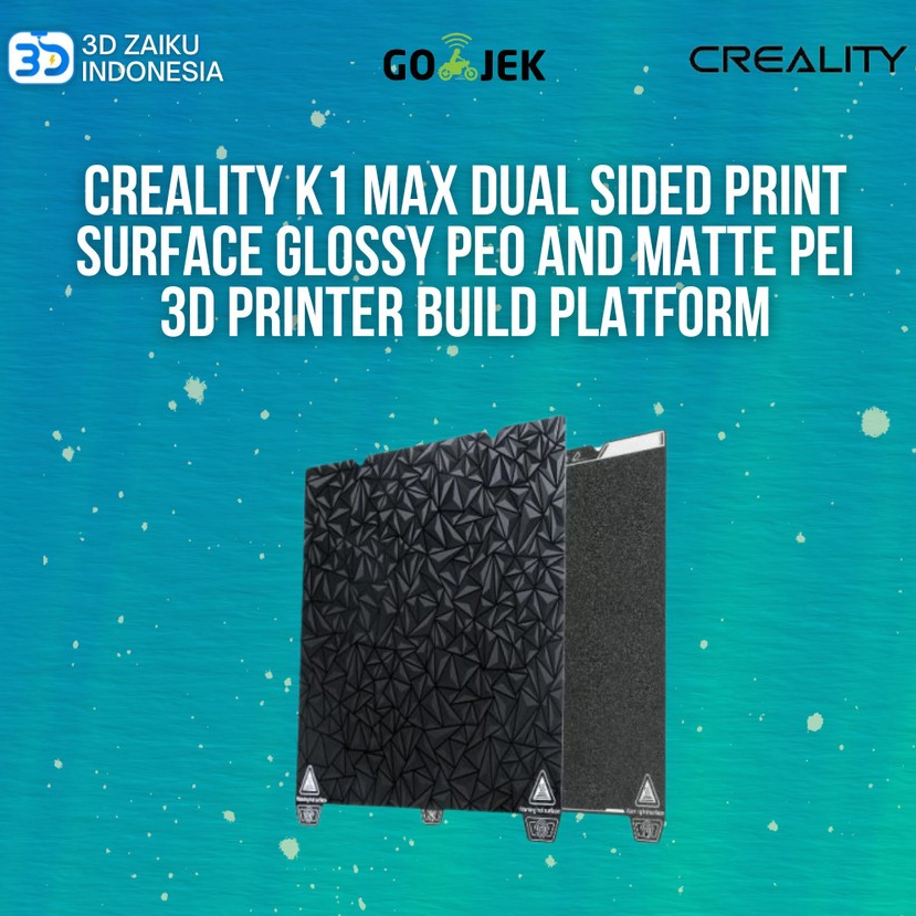 Jual Creality K1 MAX Dual Sided Print Surface Glossy PEO and Matte PEI ...