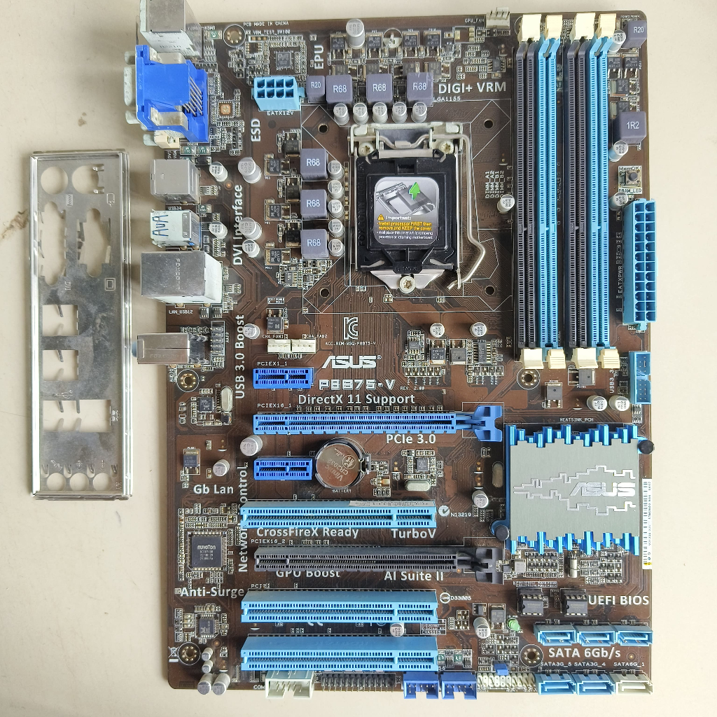 Jual MAINBOARD GAMING ASUS P8B75-V LGA 1155 DDR3 GEN3 STANDAR ATX ...