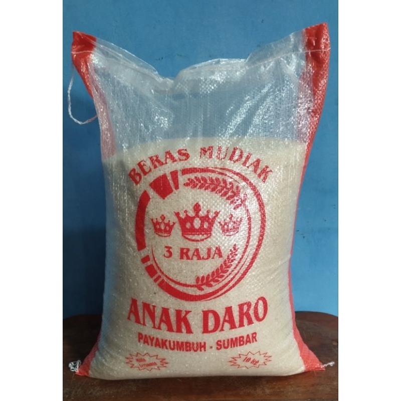 Jual Beras Anak Daro 10Kg Tiga Raja | Shopee Indonesia