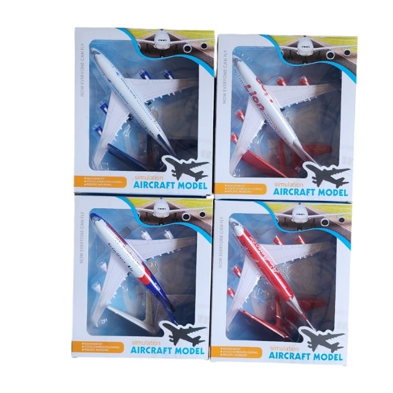 Jual DIE CAST PESAWAT AIRCRAFT MODEL AIRPLANE SIMULATION RAPLIKA ...