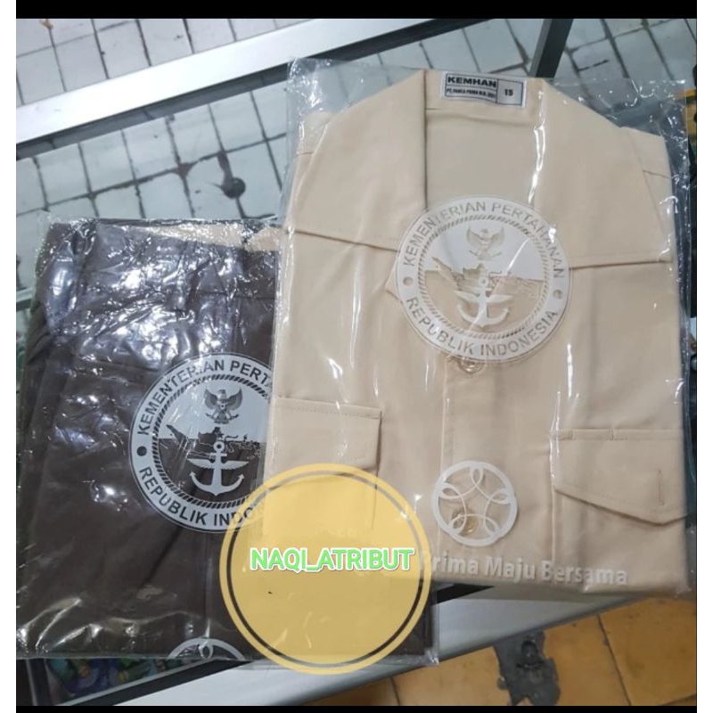 Jual SETELAN SERAGAM PDH KEMHAN SETELAN PDH JATAH KEMHAN | Shopee Indonesia
