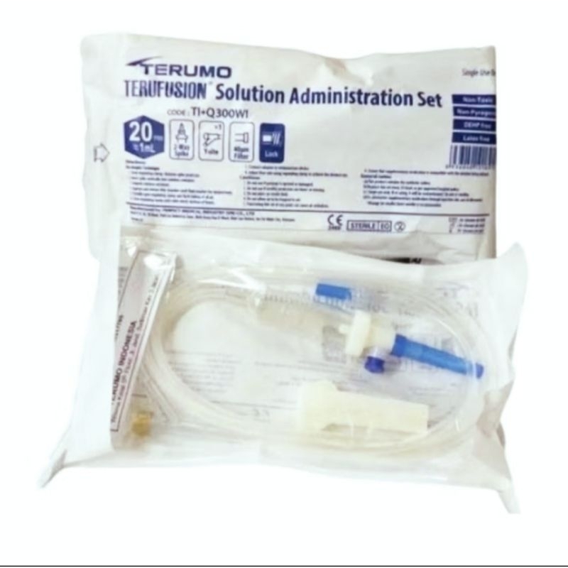 Jual Infus set dewasa TERUMO Infusion set Pcs | Shopee Indonesia