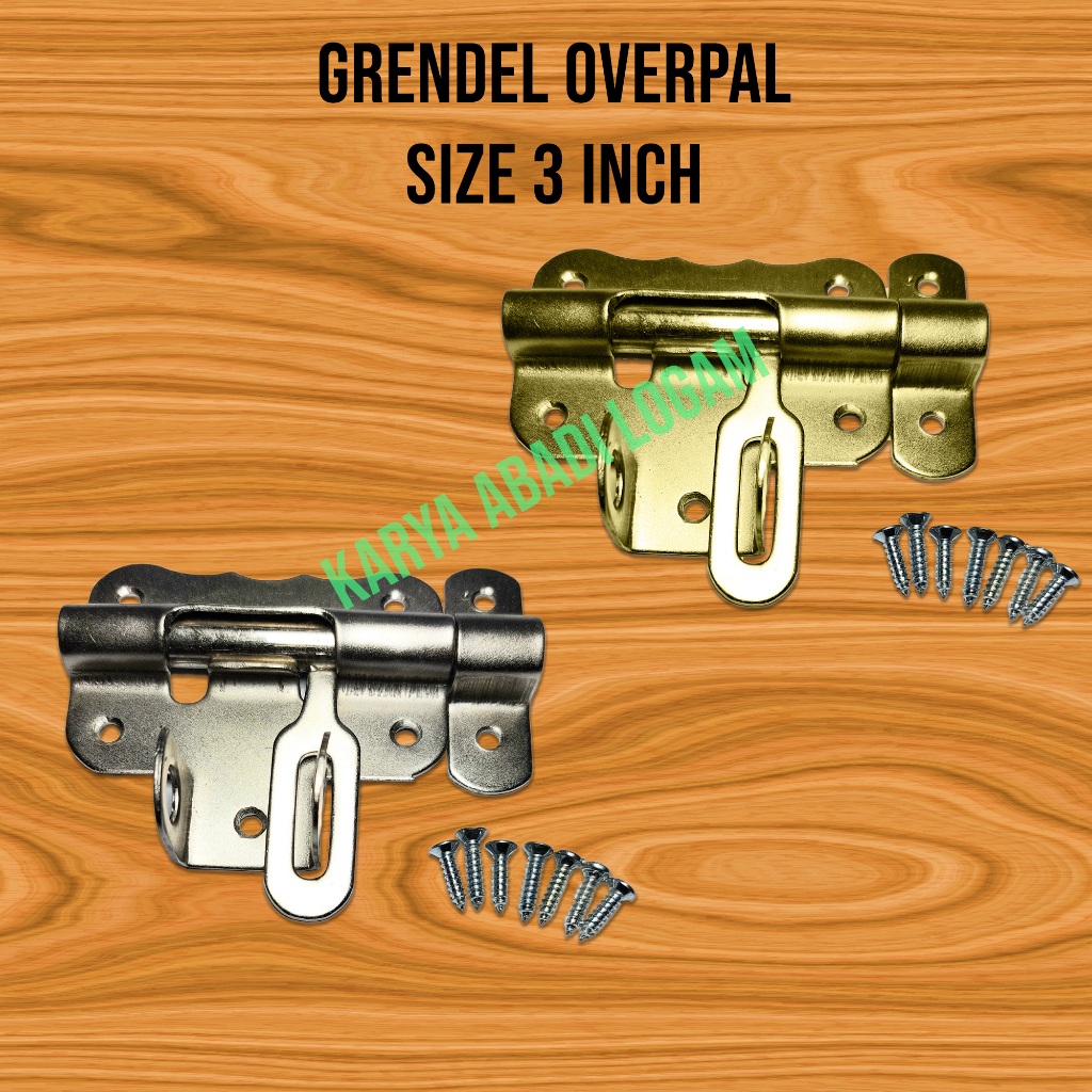 Jual Grendel Overpal ukuran 3 Inch | Shopee Indonesia