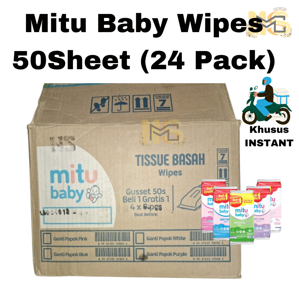 Jual MCS 1 DUS Mitu Baby Ganti Popok 50’S buy 1 Get 1 NON ALKOHOL ...