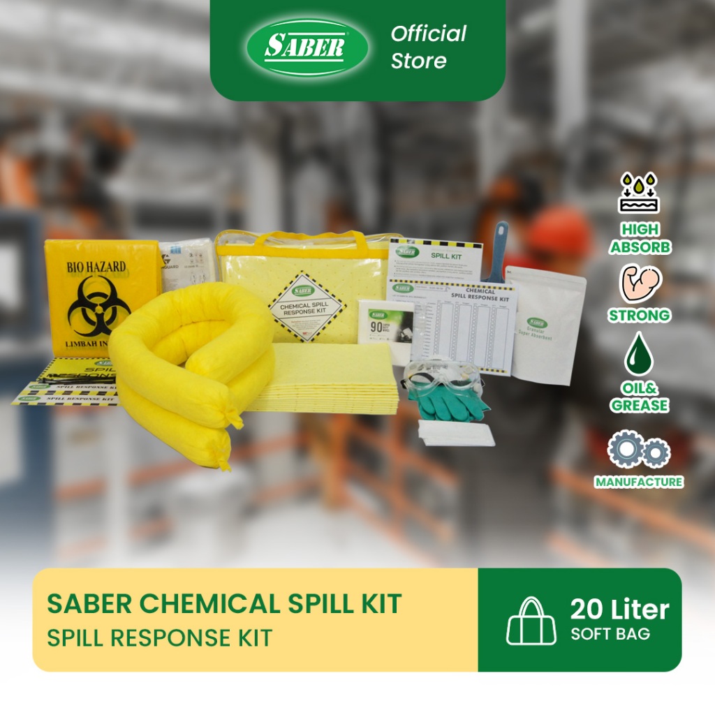 Jual SABER CHEMICAL SPILL RESPONSE KIT - SOFT BAG 20 LITER - SC20-SK/SB ...