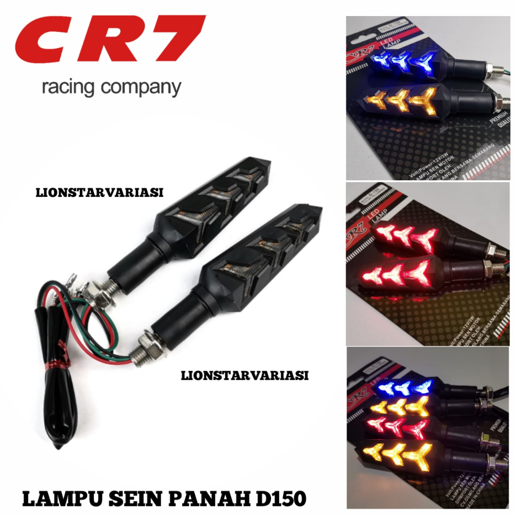 Jual Lampu LED Sen Running Motor Universal Waterproof Lampu Sein LED Running Model Panah Semua ...