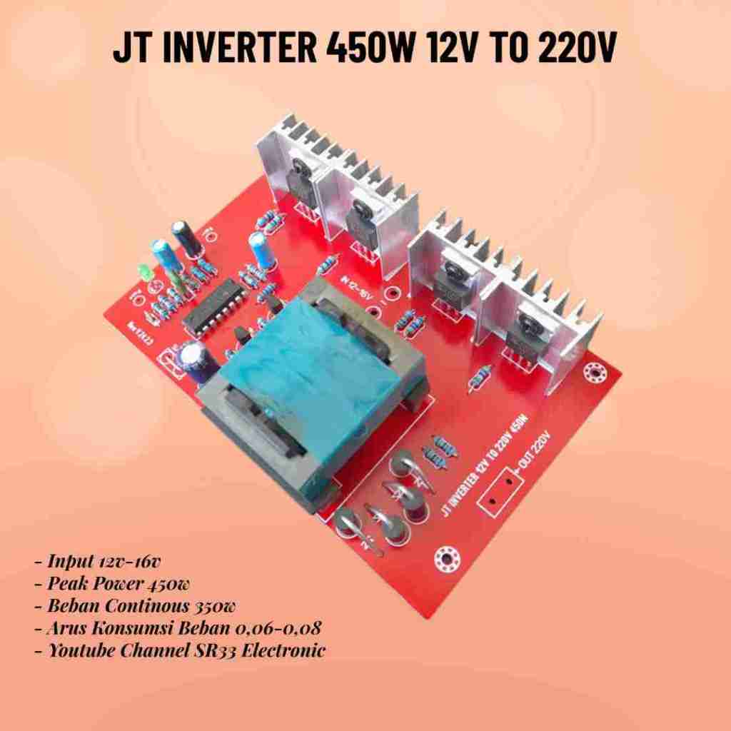 Jual JT JOULE THIEF INVERTER 450W 12V TO 220V | Shopee Indonesia