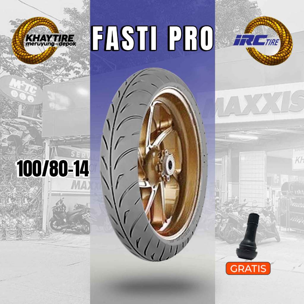 Jual Ban Soft Compound Motor Matic IRC FASTI PRO 100/80 Ring 14 ...