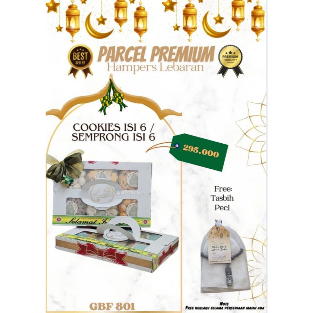 Jual Parcel Lebaran GBF 801 Box Cookies Lebaran Semprong Box Premium ...
