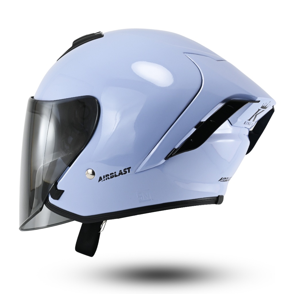 Jual Helm Pria Terbaru Half Face Kekinian Cowok Airblast Solid Proton ...