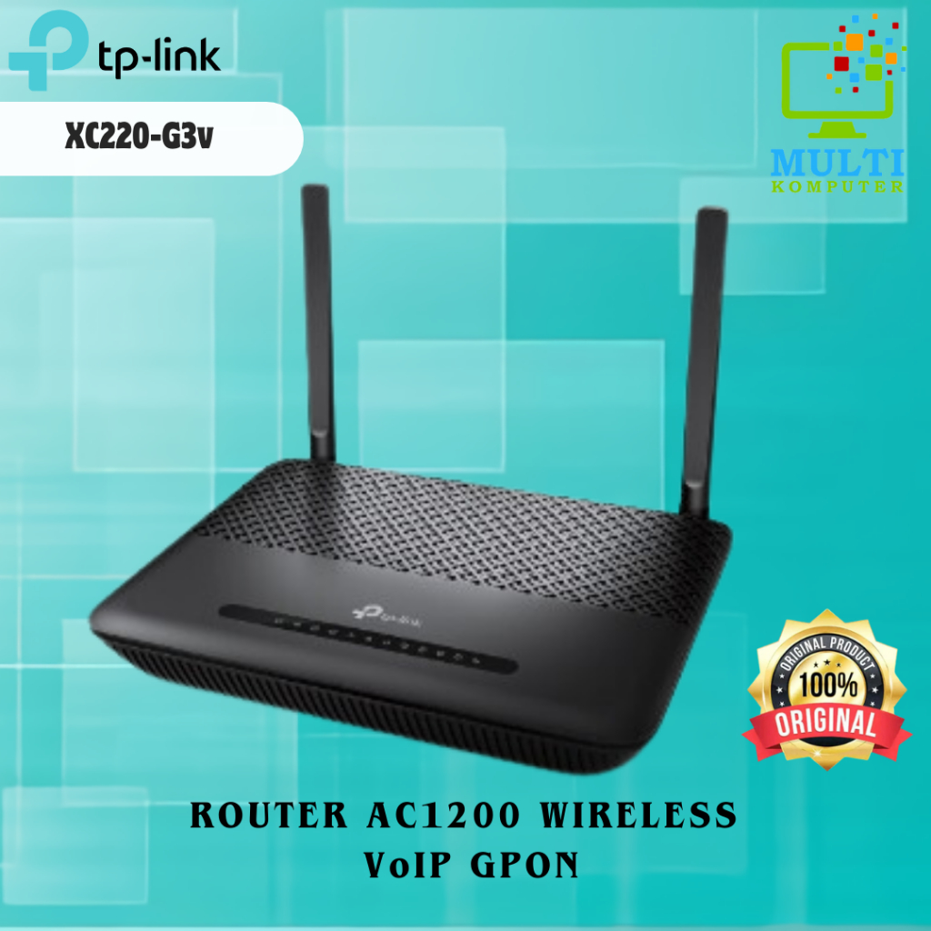 Jual TP-Link XC220-G3v AC1200 Wireless VoIP GPON Router N | Shopee ...