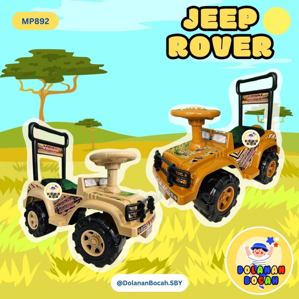 Jual JR 551 SHP Toys - Mobil Tunggang Mainan Anak JEEP ROVER Dorong ...