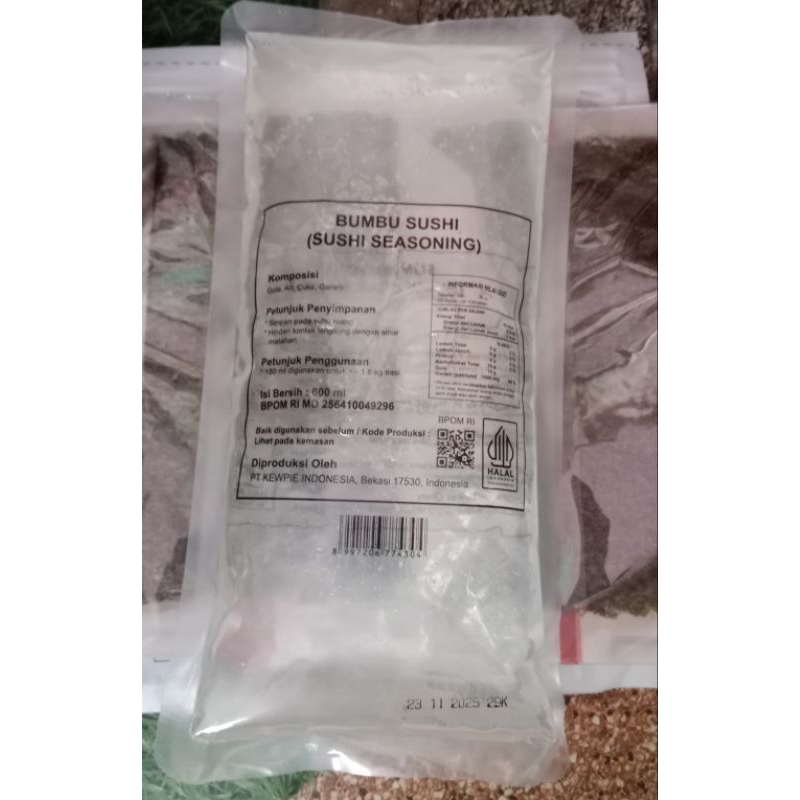 Jual |Sale| Cuka Sushi 600ml rice vinegar mirin halal bahan sushi bento ...