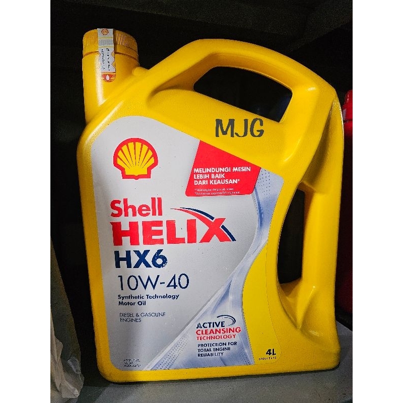 Jual Oli Shell Helix HX6 10W-40 4Liter/Oli Mesin Mobil Bensin dan ...