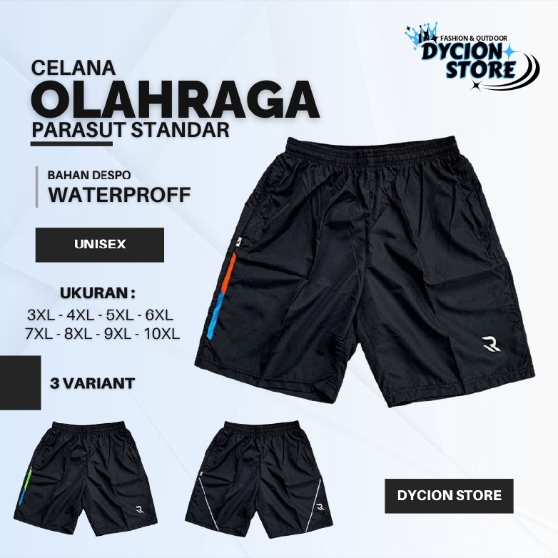 Jual Celana Kolor Pendek Jumbo Bigsize Pria Wanita Santai Olahraga Running Parasut Murah Premium ...