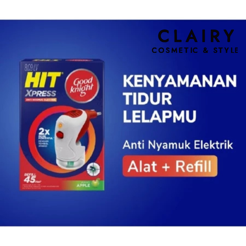 Jual -CLAIRY- HIT XPRESS Anti Nyamuk Elektrik ll Good Knight (Alat+1 ...
