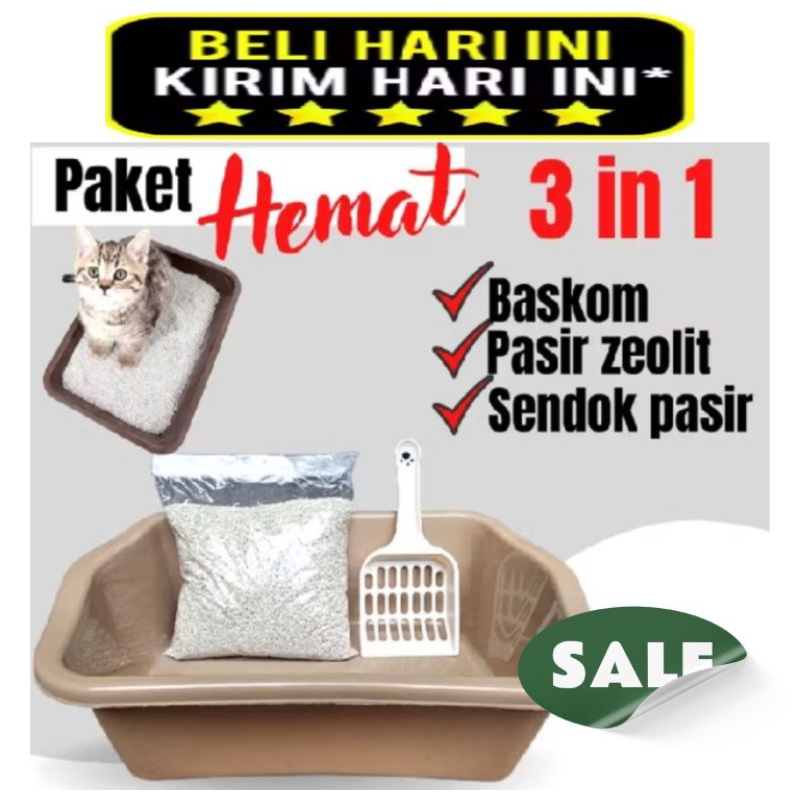 Jual Box toilet kucing bak pasir serokan litter box kucing bak pasir ...