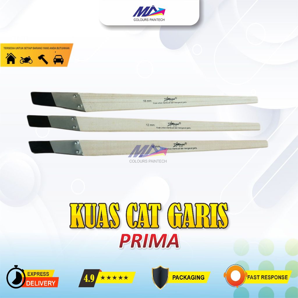 Jual KUAS CAT GARIS PRIMA best seller!!! | Shopee Indonesia