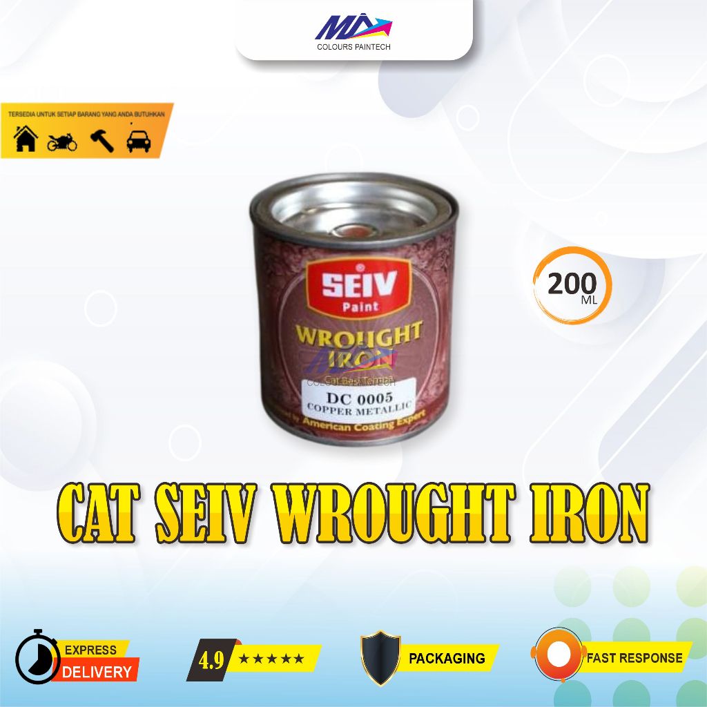 Jual CAT SEIV WROUGHT IRON 200 CC | Shopee Indonesia