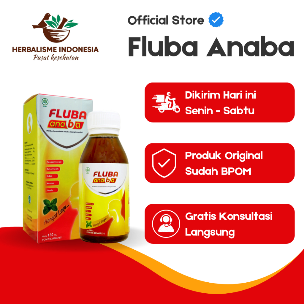 Jual Obat Batuk Anak Fluba Anaba Original - Madu Herbal Aman Redakan ...