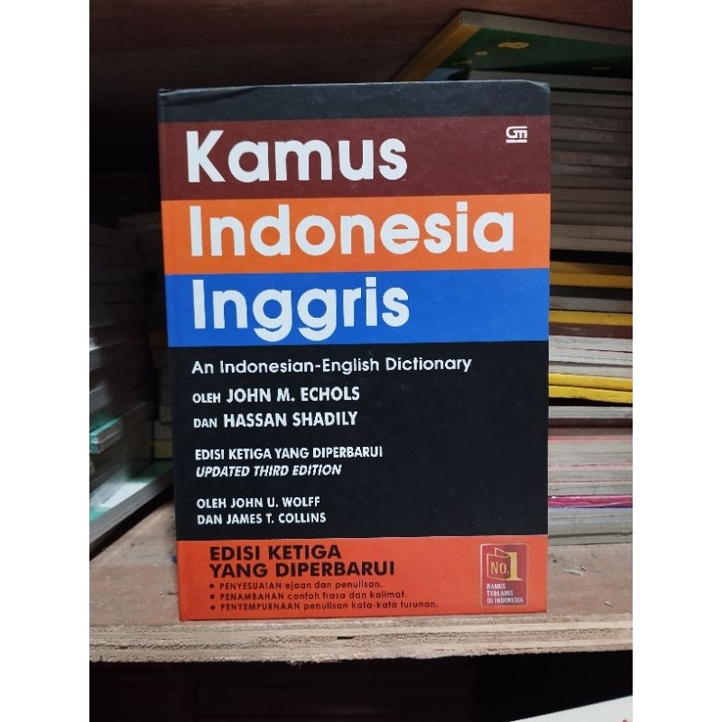 Jual Kamus Indonesia Inggris Edisi Ketiga Yang Diperbarui John M ...