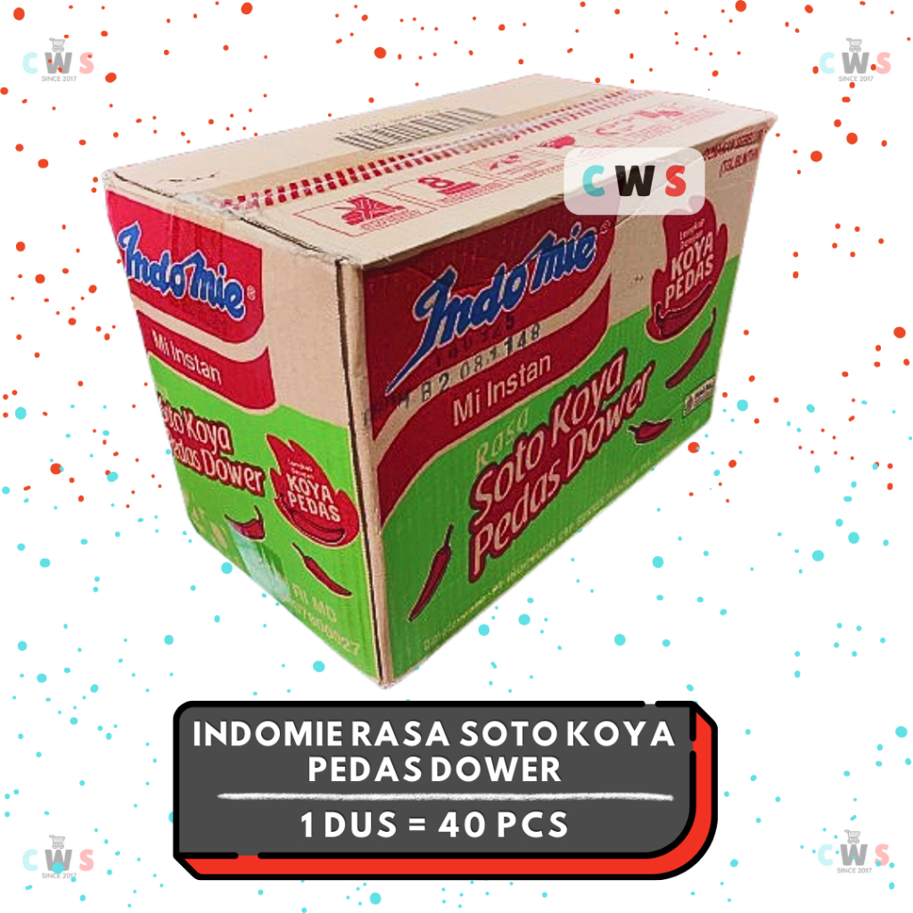 Jual INDOMIE Soto Koya Pedas Dower Mi Instan dengan Koya Pedas BARU - 1 ...