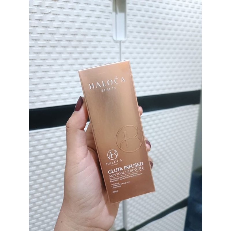 Jual HALOCA BEAUTY GLUTA INFUSED SKINTONE UP BOSTER | Shopee Indonesia