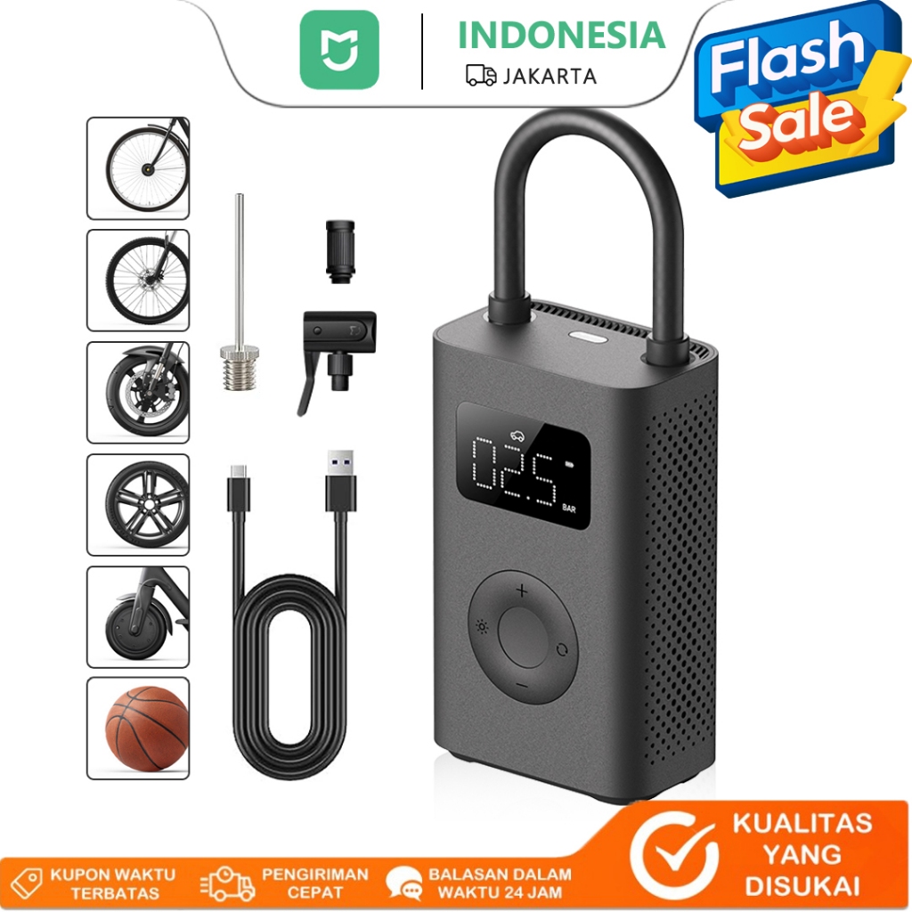 Jual xiaomi mijia Pompa Udara Portabel untuk Mobil 2 Pompa Angin ...