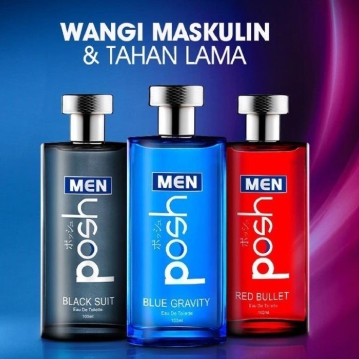 Jual POSH Men Eau De Toilette 100ml Parfum Pria | Shopee Indonesia