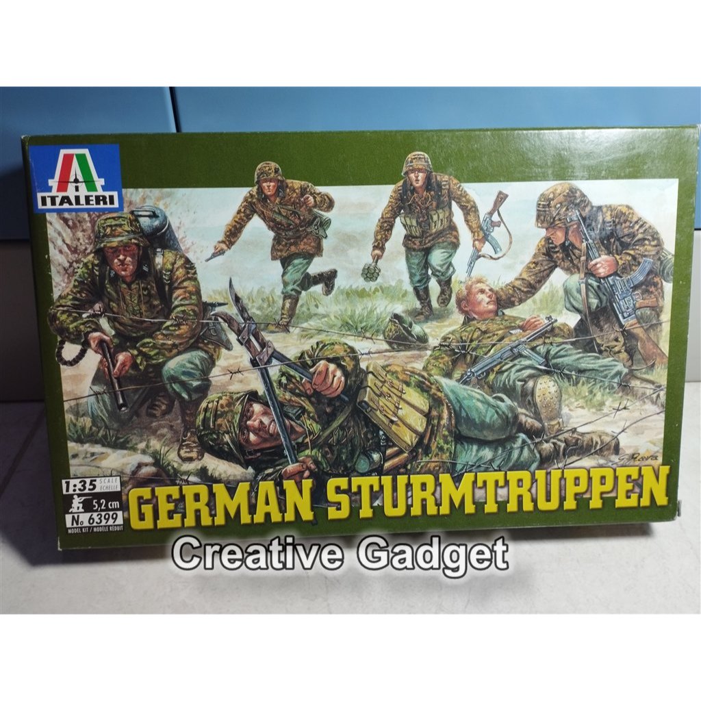 Jual German Sturmtruppen - Model Kit Italeri 1/35 - 6 Figures ...