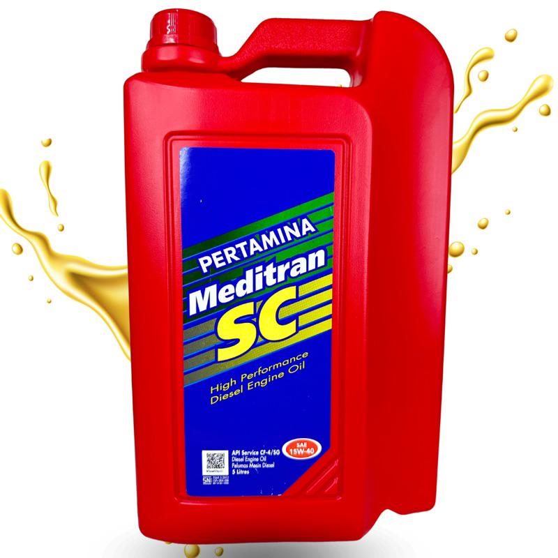 Jual OLI PERTAMINA MEDITRAN SC SAE 15W-40 5 LITER | Shopee Indonesia