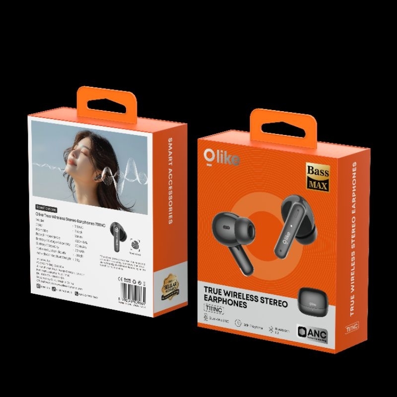 Jual OLIKE T111NC TWS HANDSFREE BLUETOOTH EARPHONE FULL BASS | Shopee Indonesia