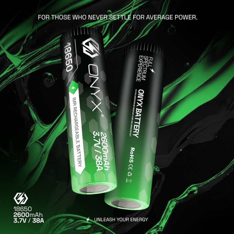 Jual Onyx 2600mAh 38A 18650 Battery 100% Authentic by ONYX - Onix ...