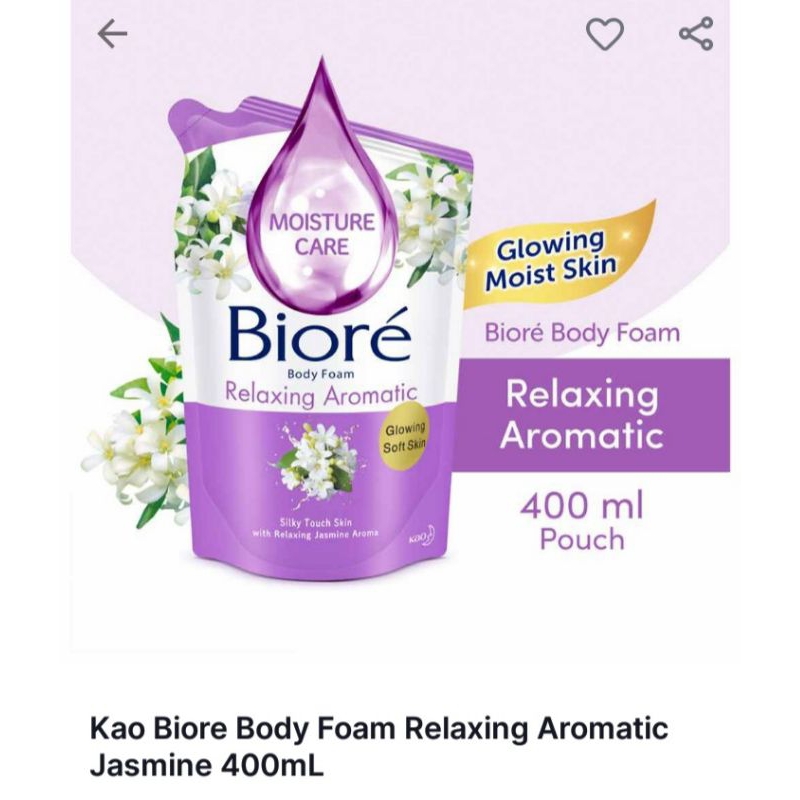 Jual Biore Body Foam Refill all varian 380ml/ 400ml refill termurah di shopee | Shopee Indonesia
