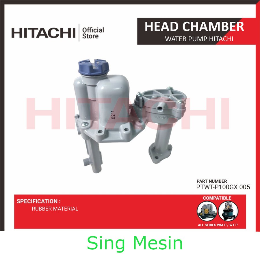 Jual Head Chamber Pompa Air Hitachi All type WMP 130 GX WMP 180 GX WMP 230 GX WMP 280 GX WTP 100 ...