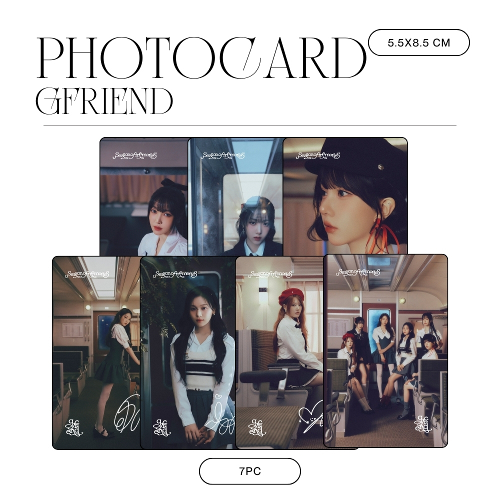 Jual PHOTOCARD GFRIEND SEASON OF MEMORIES (ISI 7 PCS + LAMINASI 2 SISI) TANDA TANGAN TTD KPOP ...
