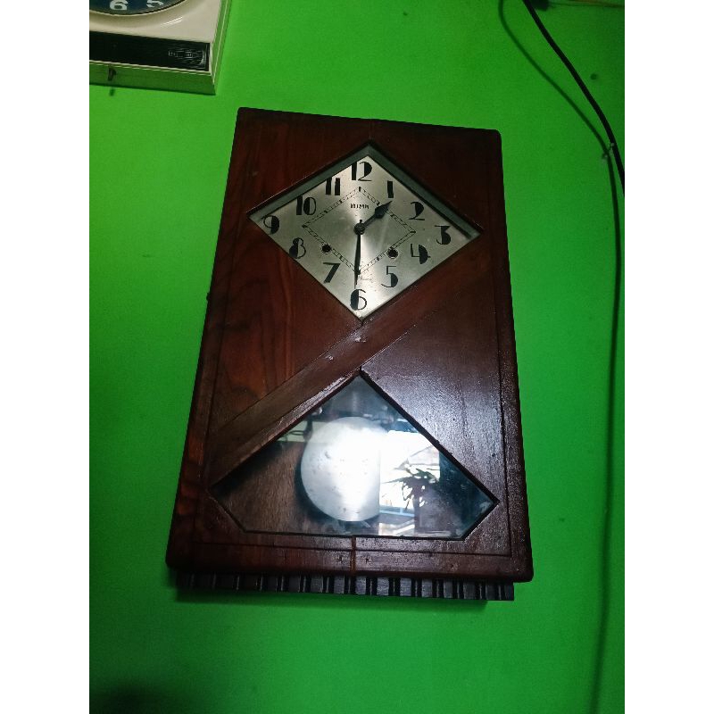 Jual Jam Dinding Kuno merk HIMA made in JAPAN bunyi tiap 30 menit ...