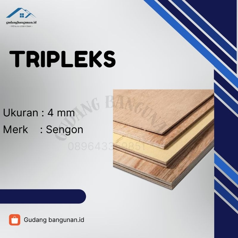 Jual TRIPLEKS UKURAN 4MM MEREK SENGON | Shopee Indonesia