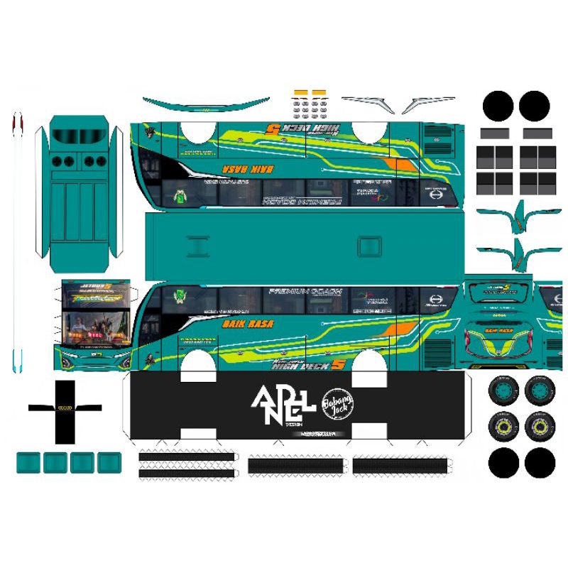 Jual POLA MINIATUR BUS BAIK RASA | Shopee Indonesia