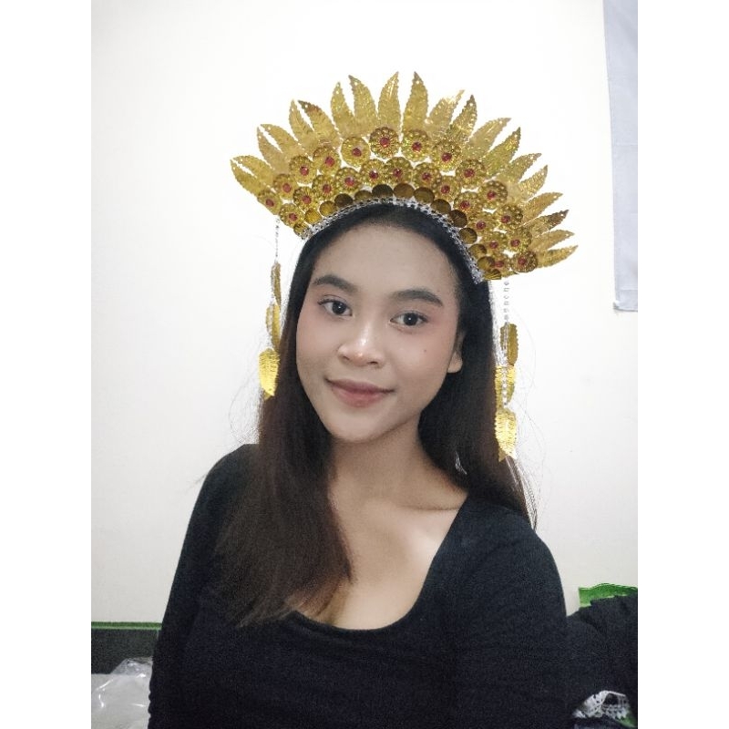 Jual Mahkota bando sunting adat bali/ untuk semua acara adat | Shopee ...