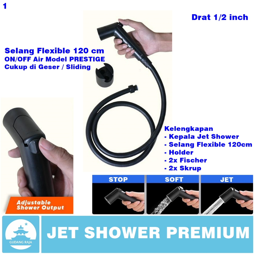 Jual Jet Shower Closet Set Komplit Bidet Toilet Duduk Kloset Cebok ...