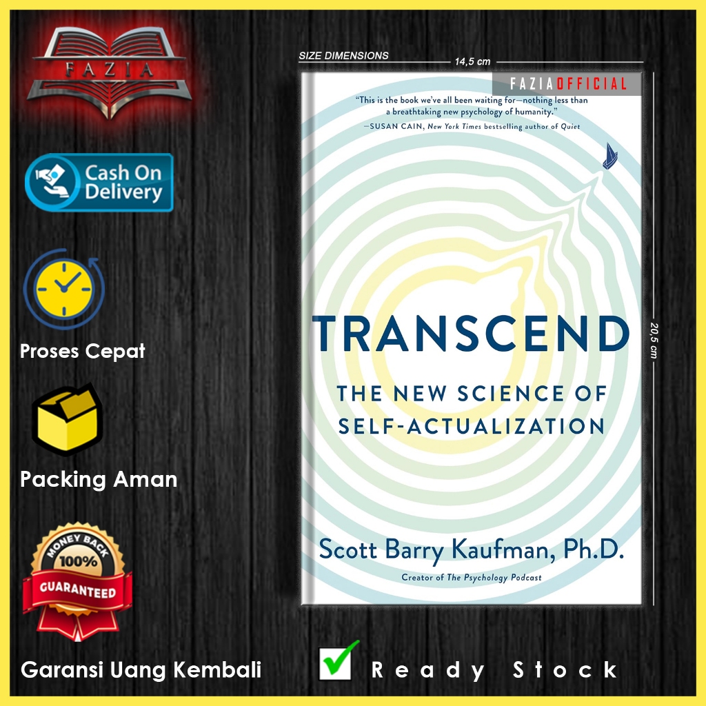 Jual Transcend The New Science of Self-Actualization by Scott Barry ...