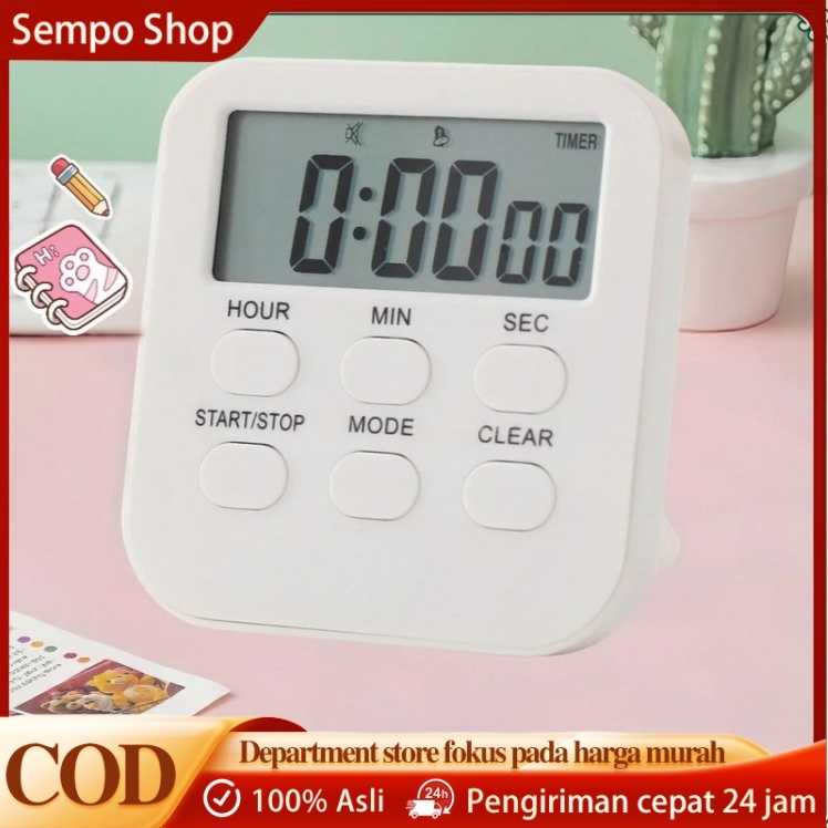 Jual Digital Kitchen Timer Dapur Digital Pengatur Waktu Masak Stopwatch ...