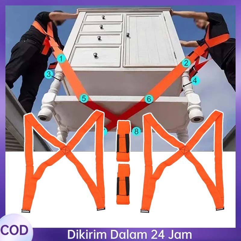 Jual Clever Carry Strap Dolly Moving Strap Shoulder Lifting Dolly ...