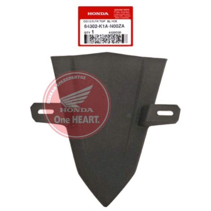 Jual 64302-K1A-N00ZA Cover FR top dasi dudukan plat nomor depan beat led deluxe street 2020 ...