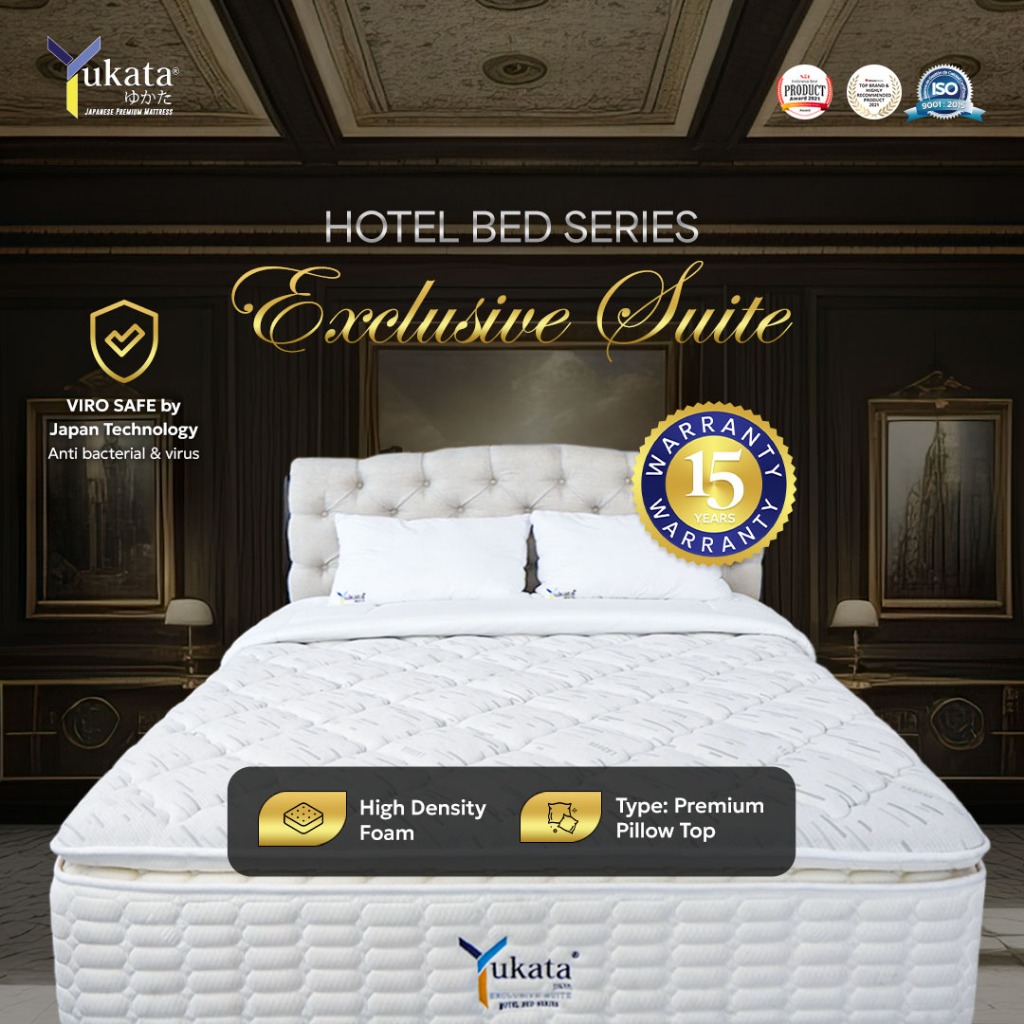 Jual YUKATA EXCLUSIVE | Kasur Spring Bed HOTEL Series Tebal 34cm ...