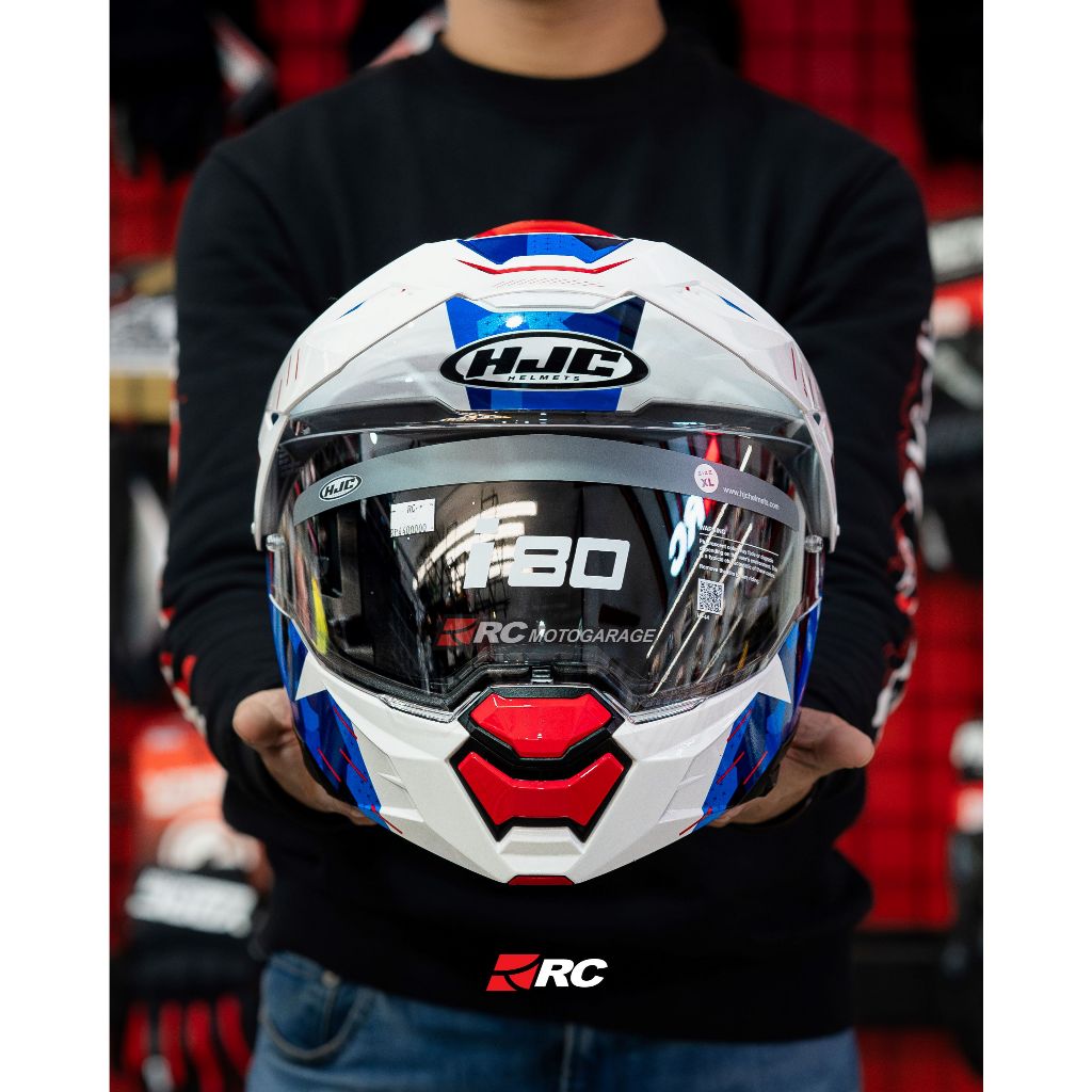 Jual Helm Motor Modular - HJC i80 Roki MC21 Original | Shopee Indonesia